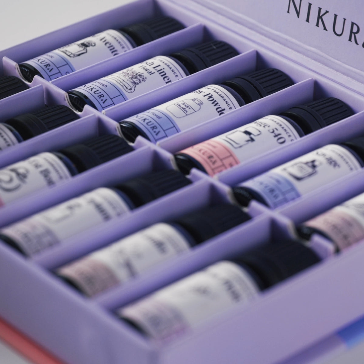 Luxury Fragrance Oils Gift Set | 12 x 10ml | Nikura