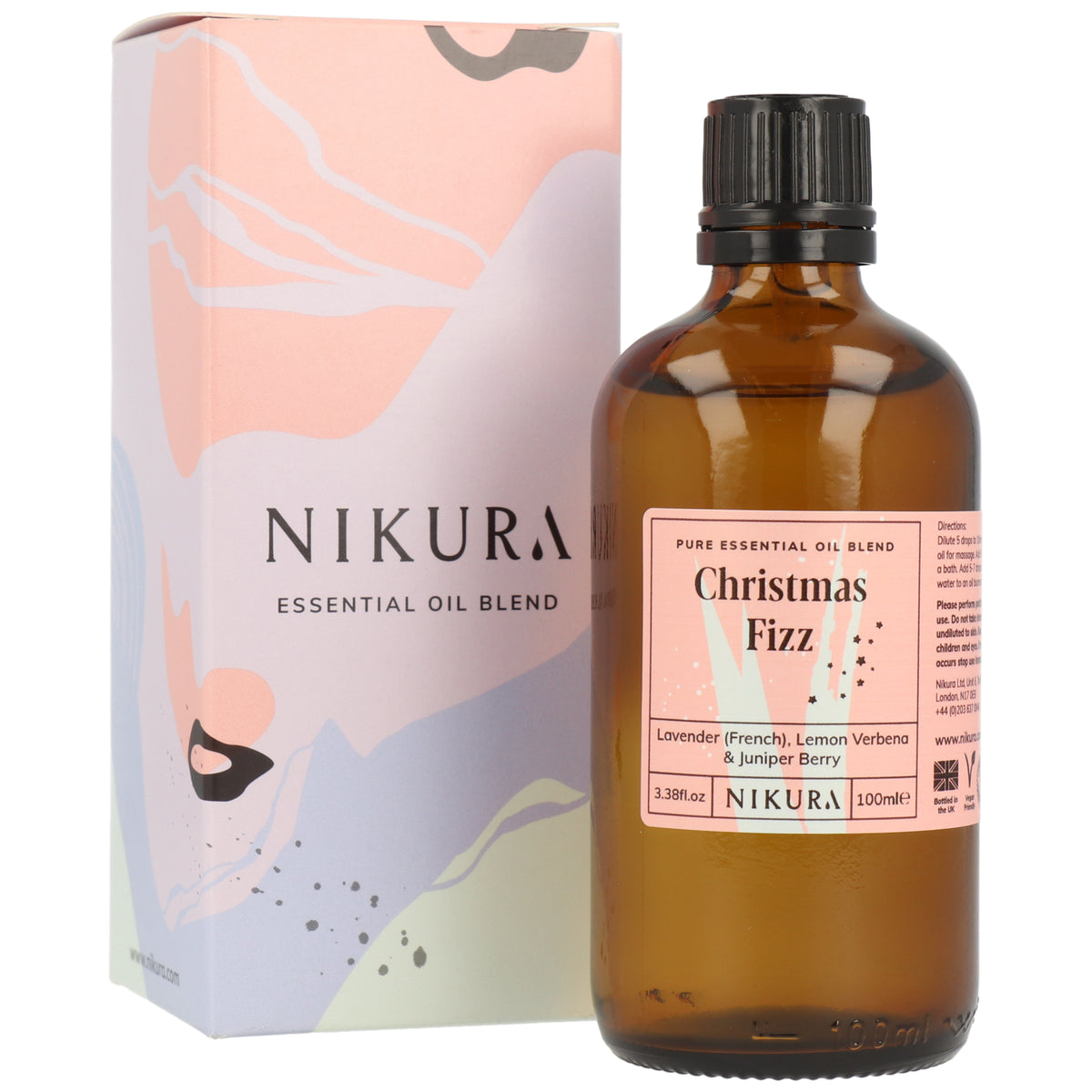 Christmas Fizz Pure Essential Oil Blend | Nikura