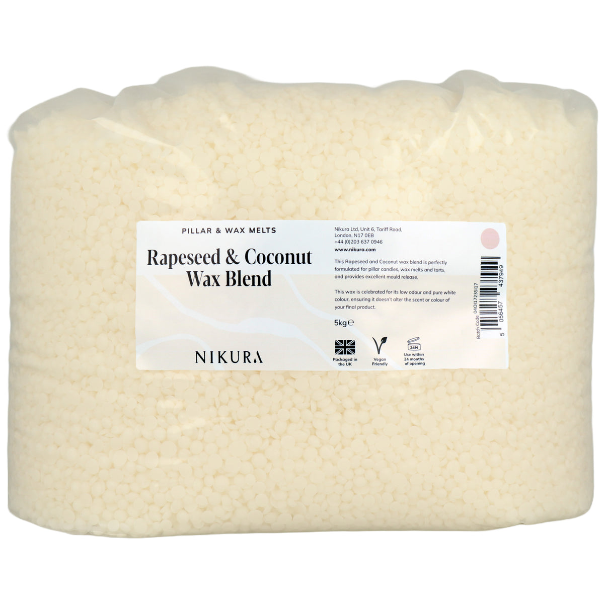 Rapeseed & Coconut Wax Blend | Nikura