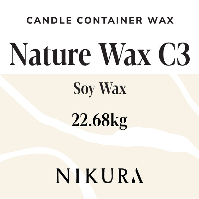 Nature Wax C3 Soy Wax | Candle Container Wax | Nikura