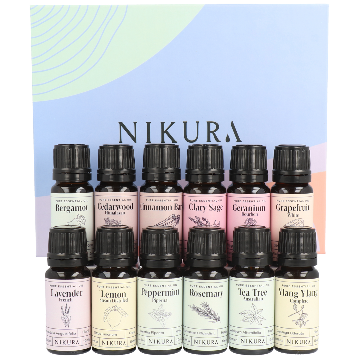12 x 10ml | Luxury Essential Oil Gift Set