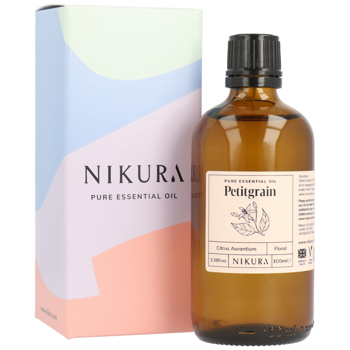 Petitgrain Essential Oil | 100% Pure Petitgrain Oil | Nikura
